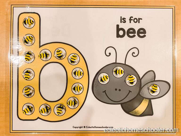 Free Letter B Printable Do a Dot Pages